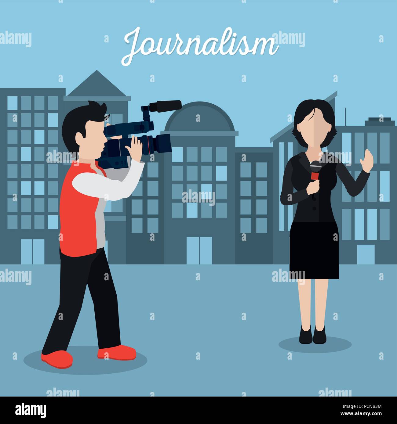 Journalism and journalist Stock Vector Image & Art - Alamy