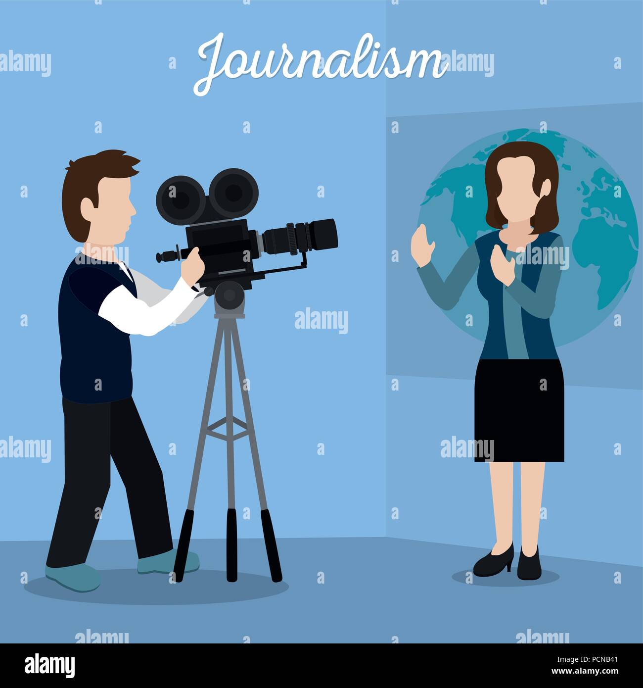 Journalism and journalist Stock Vector Image & Art - Alamy