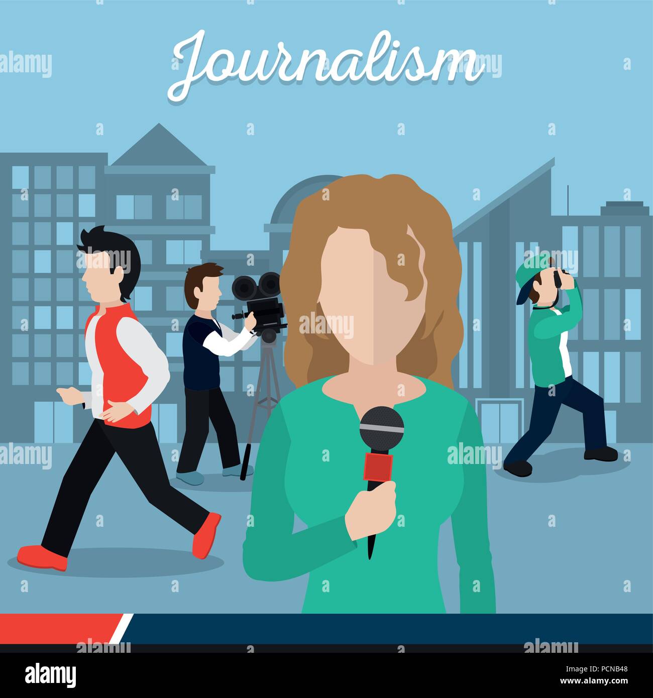Journalism and journalist Stock Vector Image & Art - Alamy