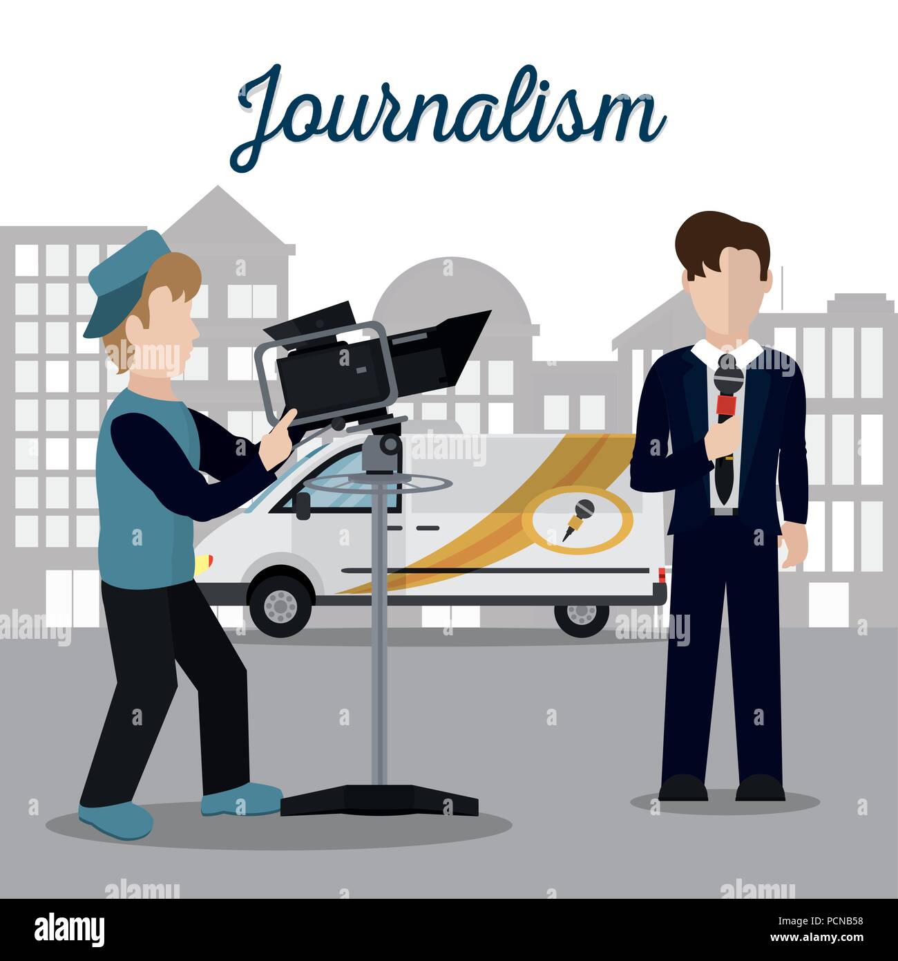Journalism and journalist Stock Vector Image & Art - Alamy