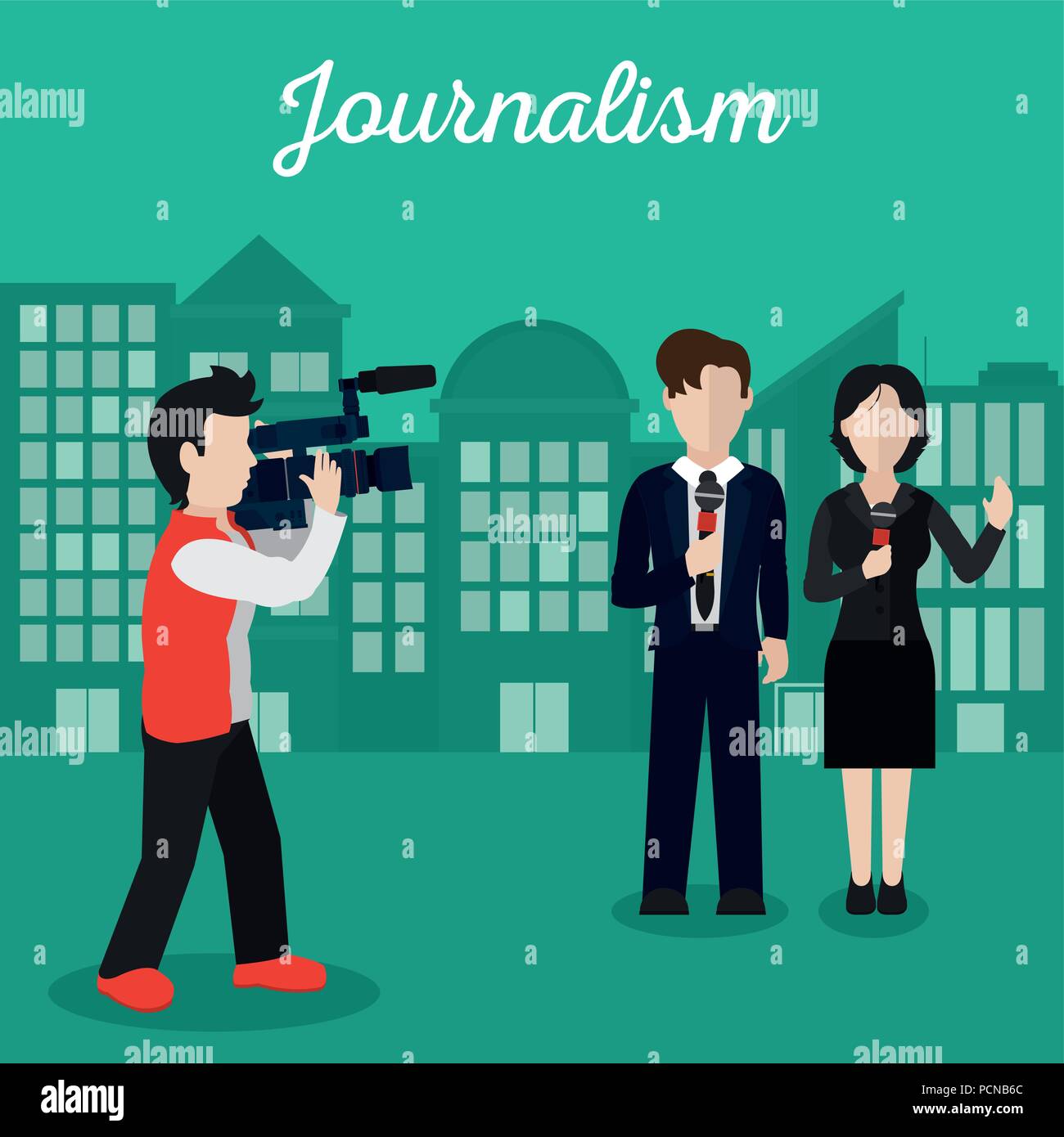 Journalism and journalist Stock Vector Image & Art - Alamy