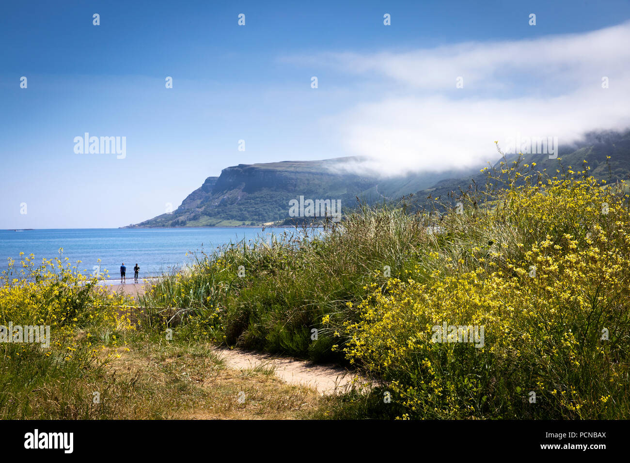 Waterfoot Beach, Co. Antrim, Northen Ireland Stock Photo - Alamy