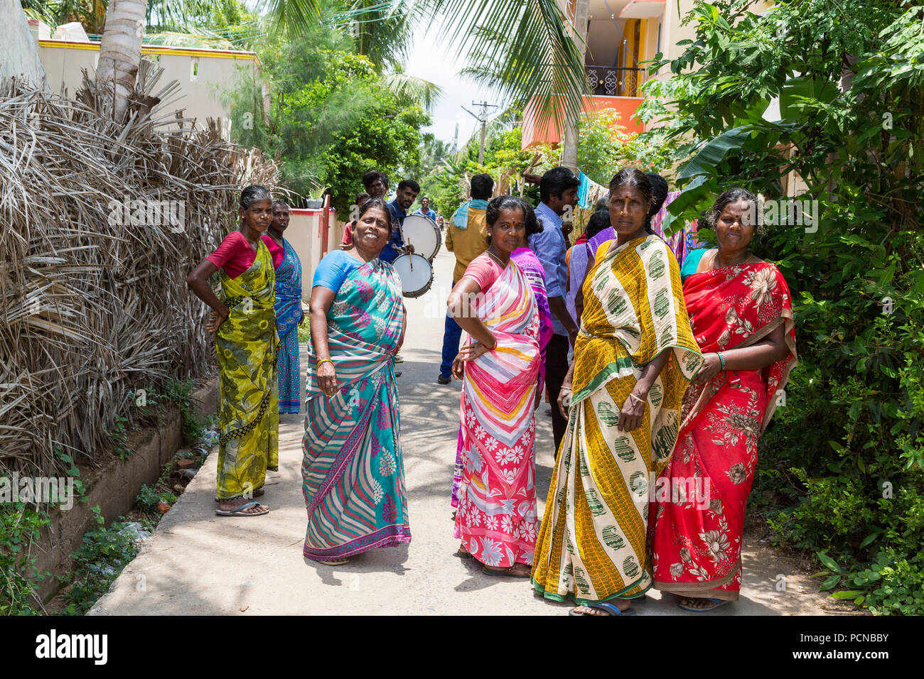 PONDICHERY, PUDUCHERRY, TAMIL NADU, INDIA - SEPTEMBER CIRCA, 2017. A ...