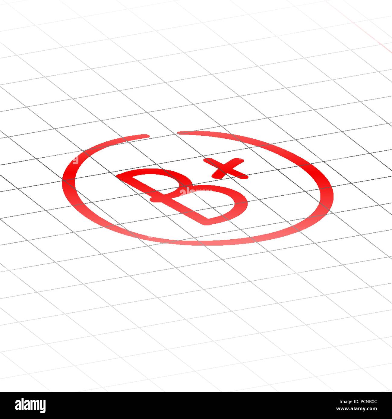 Test score b Stock Vector Images - Alamy