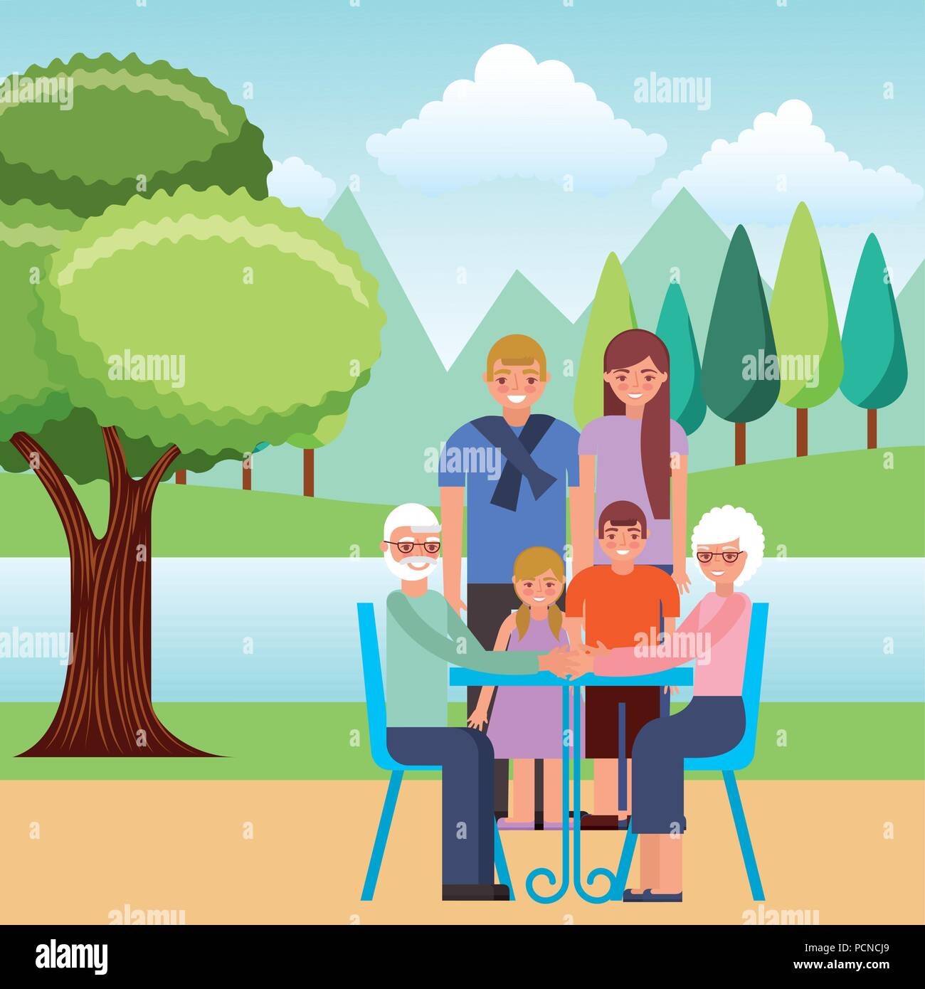 happy grandparents day Stock Vector Image & Art - Alamy