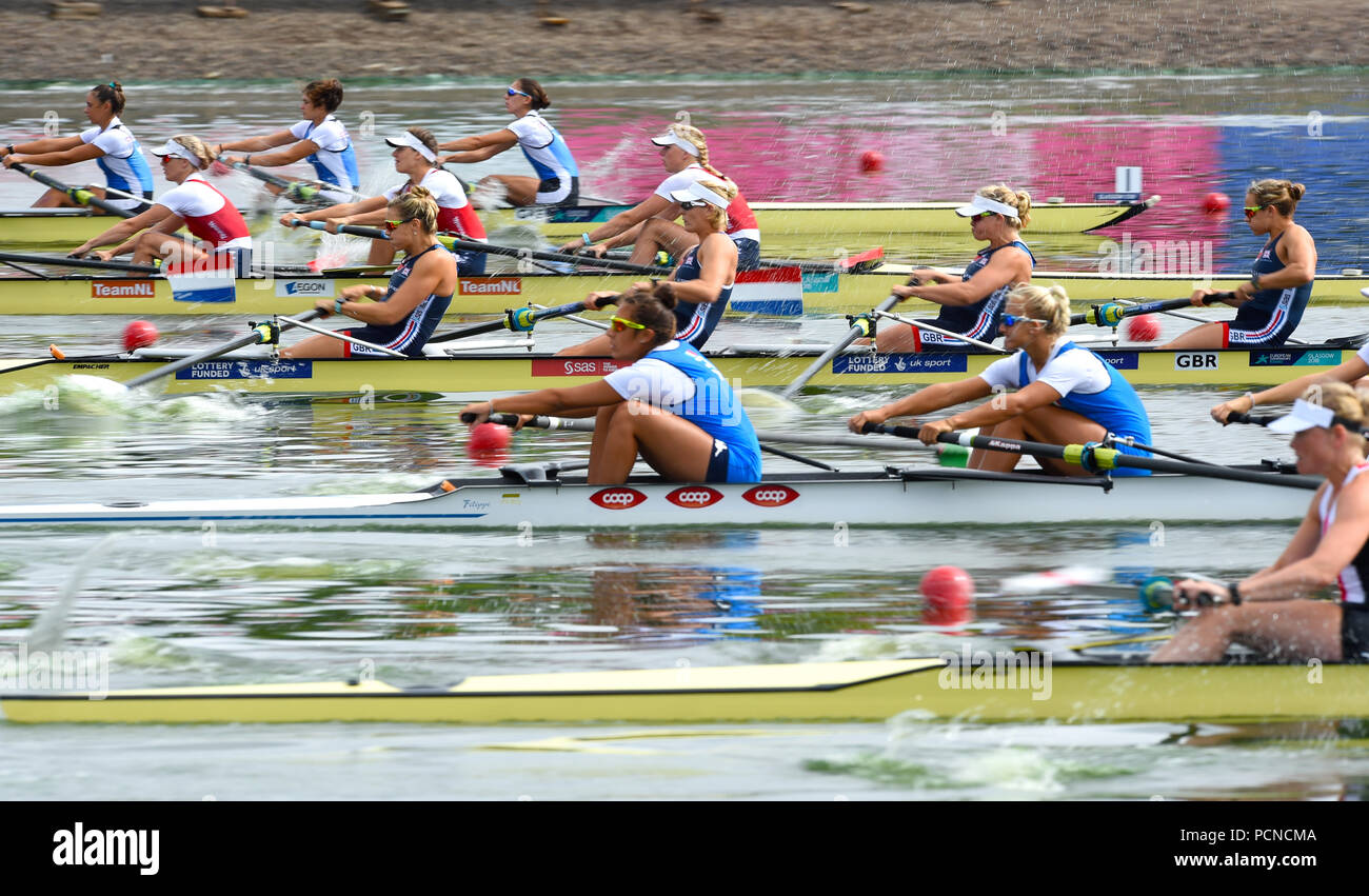 Great Britain's Sara Parfett, Caragh McMurty, Emily Ashford and ...