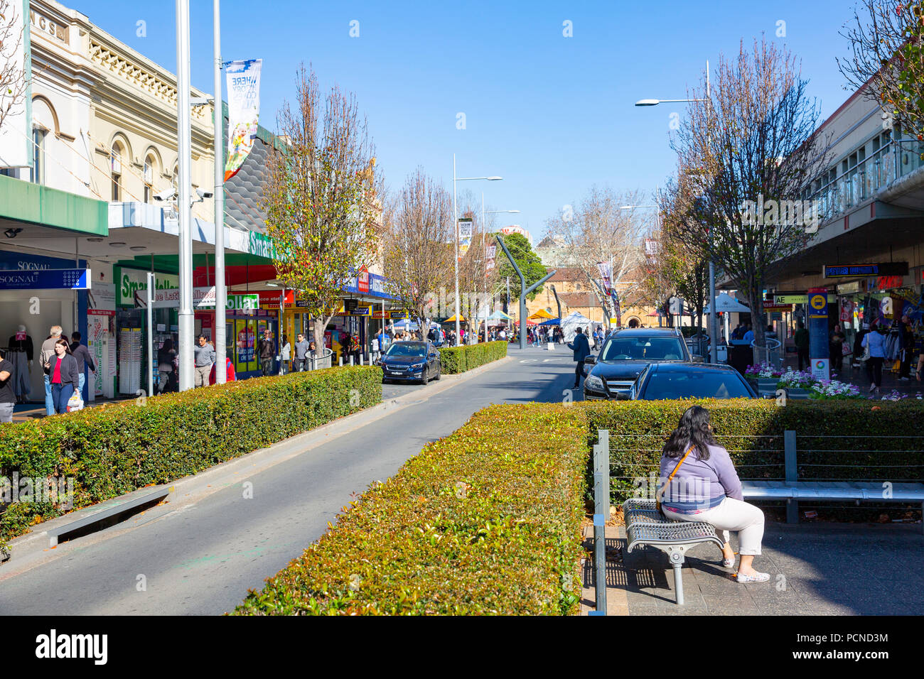 Church street in Parramatta CBD,Western Sydney,Australia Stock Photo ...