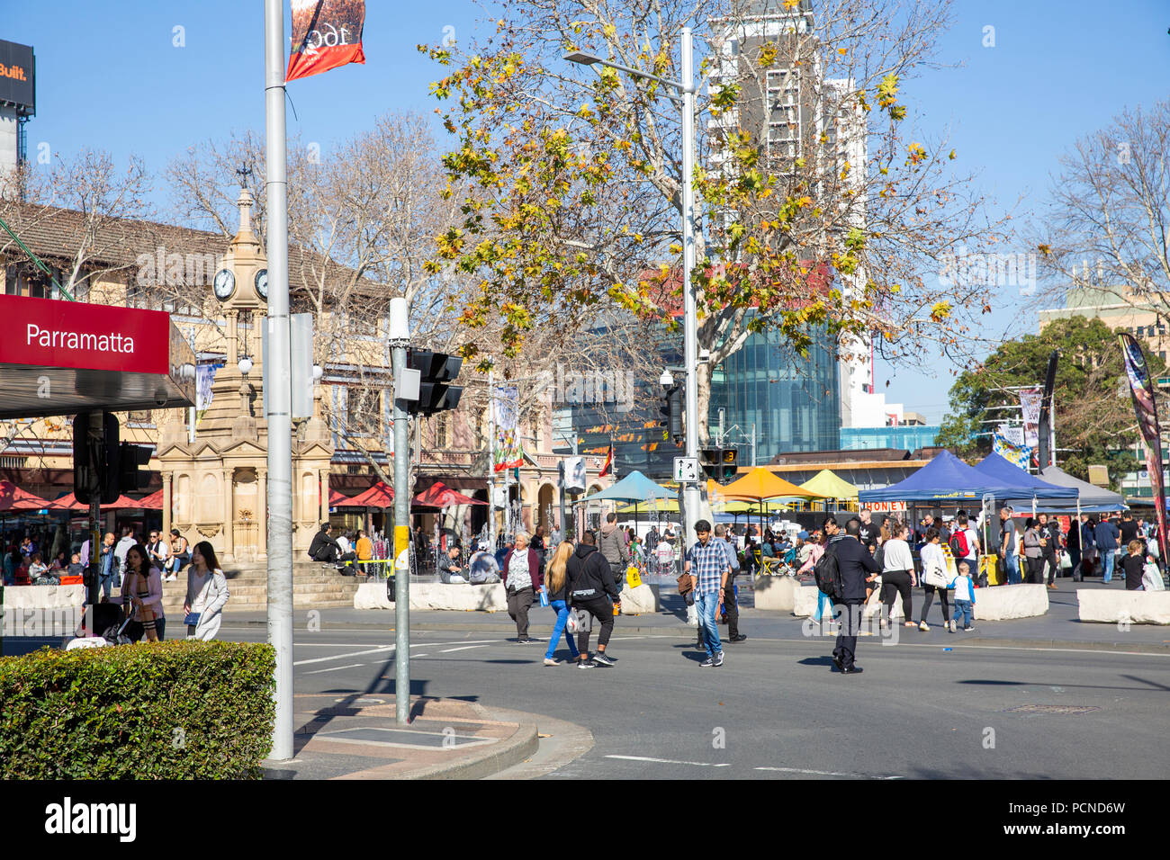 Parramatta city centre and square,Sydney,Australia Stock Photo - Alamy