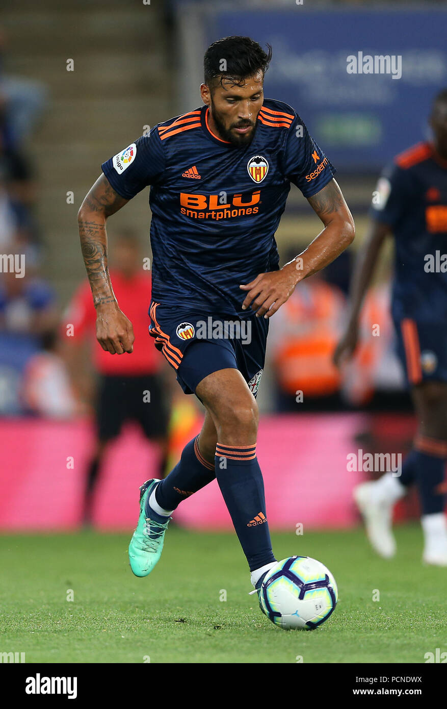 Valencia CF's Ezequiel Garay Stock Photo - Alamy