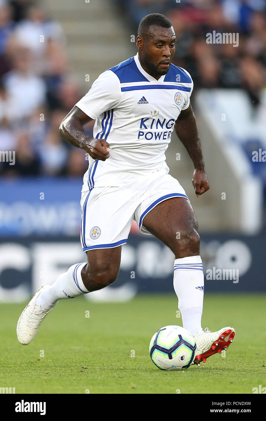 Leicester City's Wes Morgan Stock Photo - Alamy