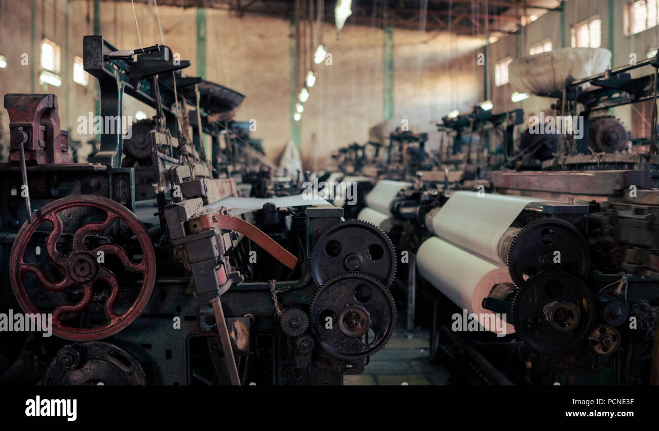 A cotton factory in Burhanpur, India Stock Photo - Alamy