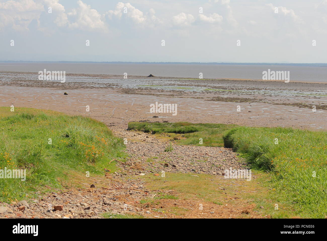 Path to the muddy beach Stock Photo - Alamy