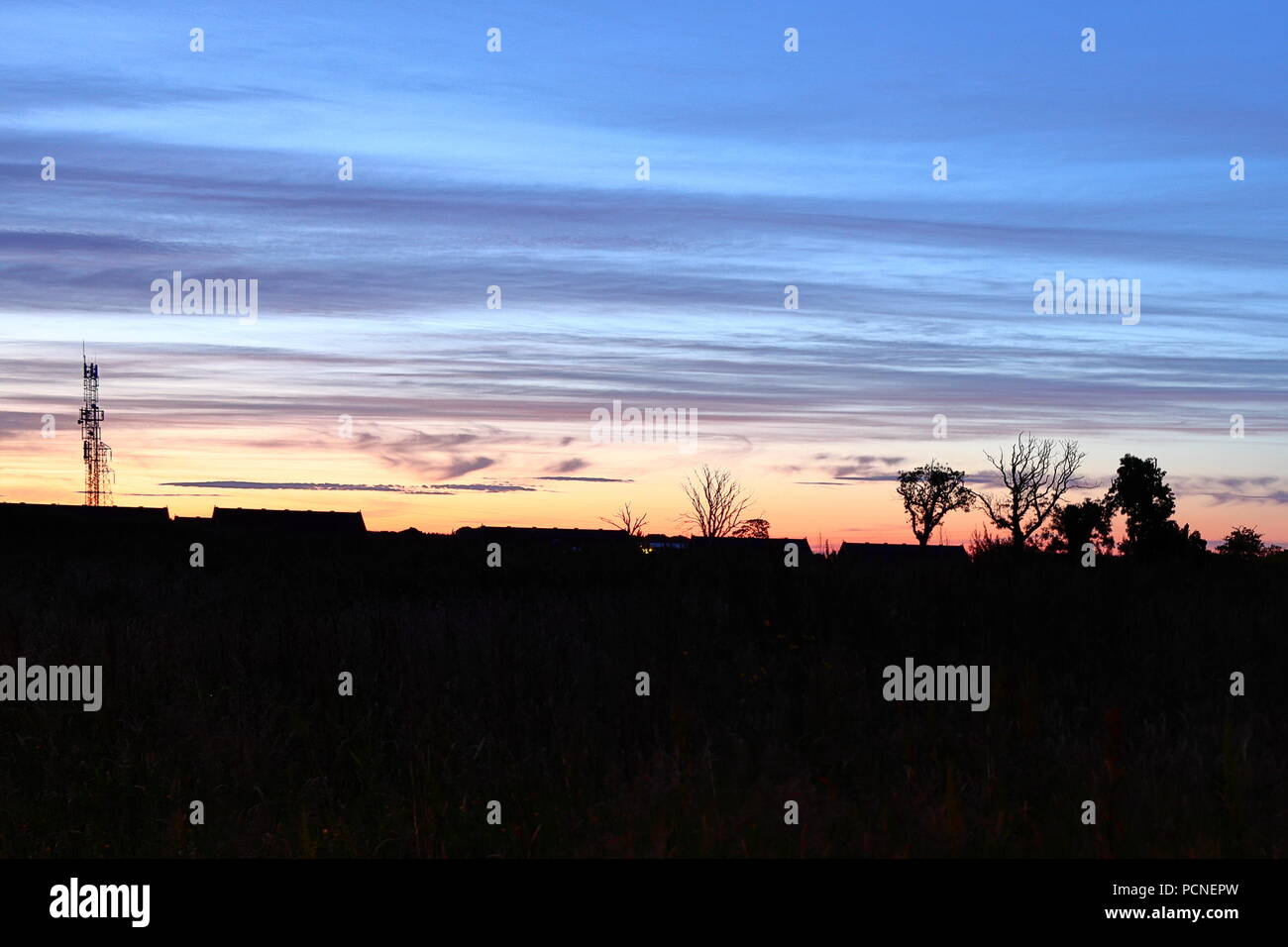 Sky before the sunrise Stock Photo - Alamy