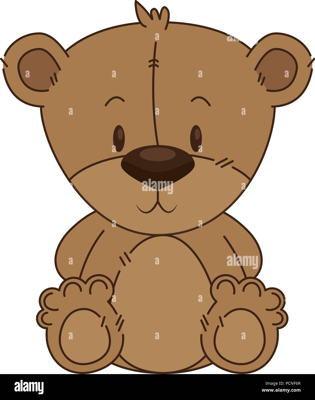 cute and adorable bear teddy character vector illustration design Stock ...