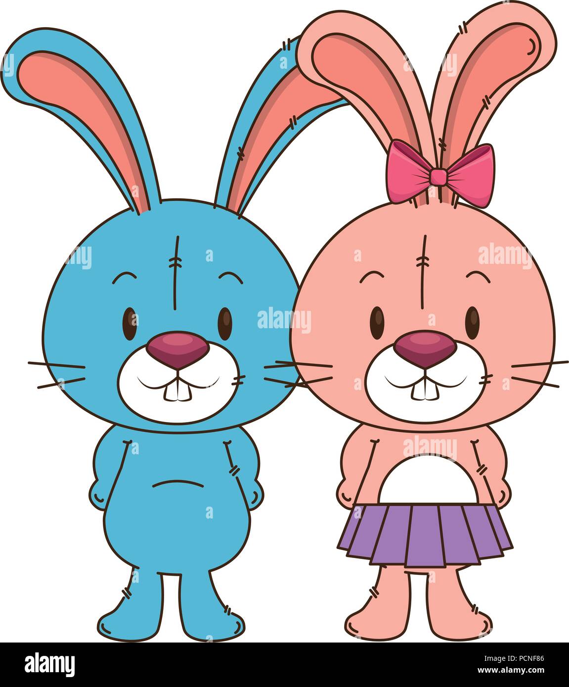 Female Rabbit Cartoon Characters