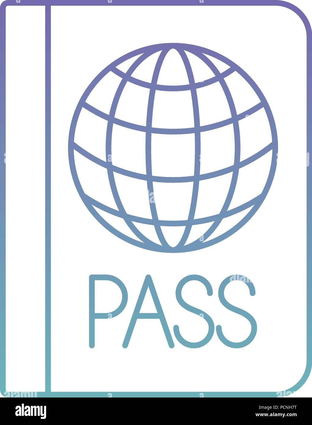 passport document travel icon Stock Vector Image & Art - Alamy