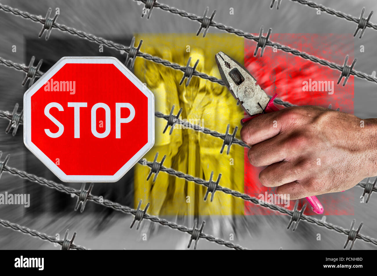 Belgium border netherland hi-res stock photography and images - Alamy