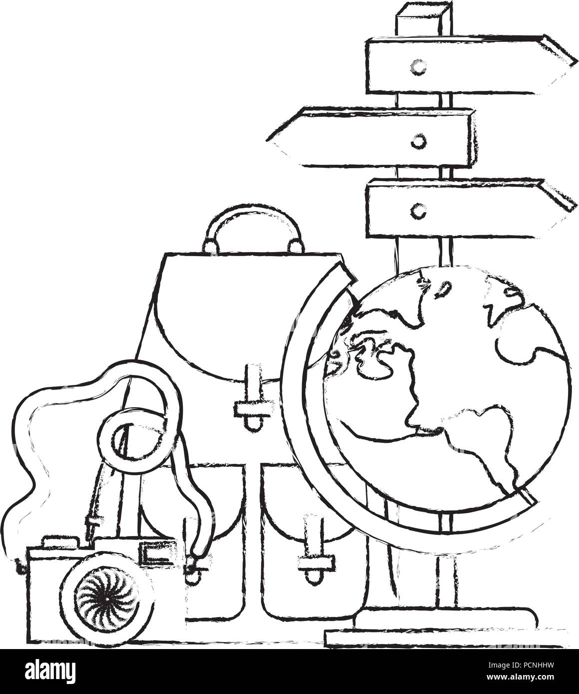 travel vacations set icons Stock Vector Image & Art - Alamy