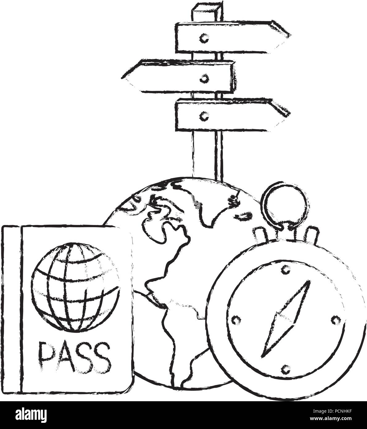 travel vacations set icons Stock Vector Image & Art - Alamy