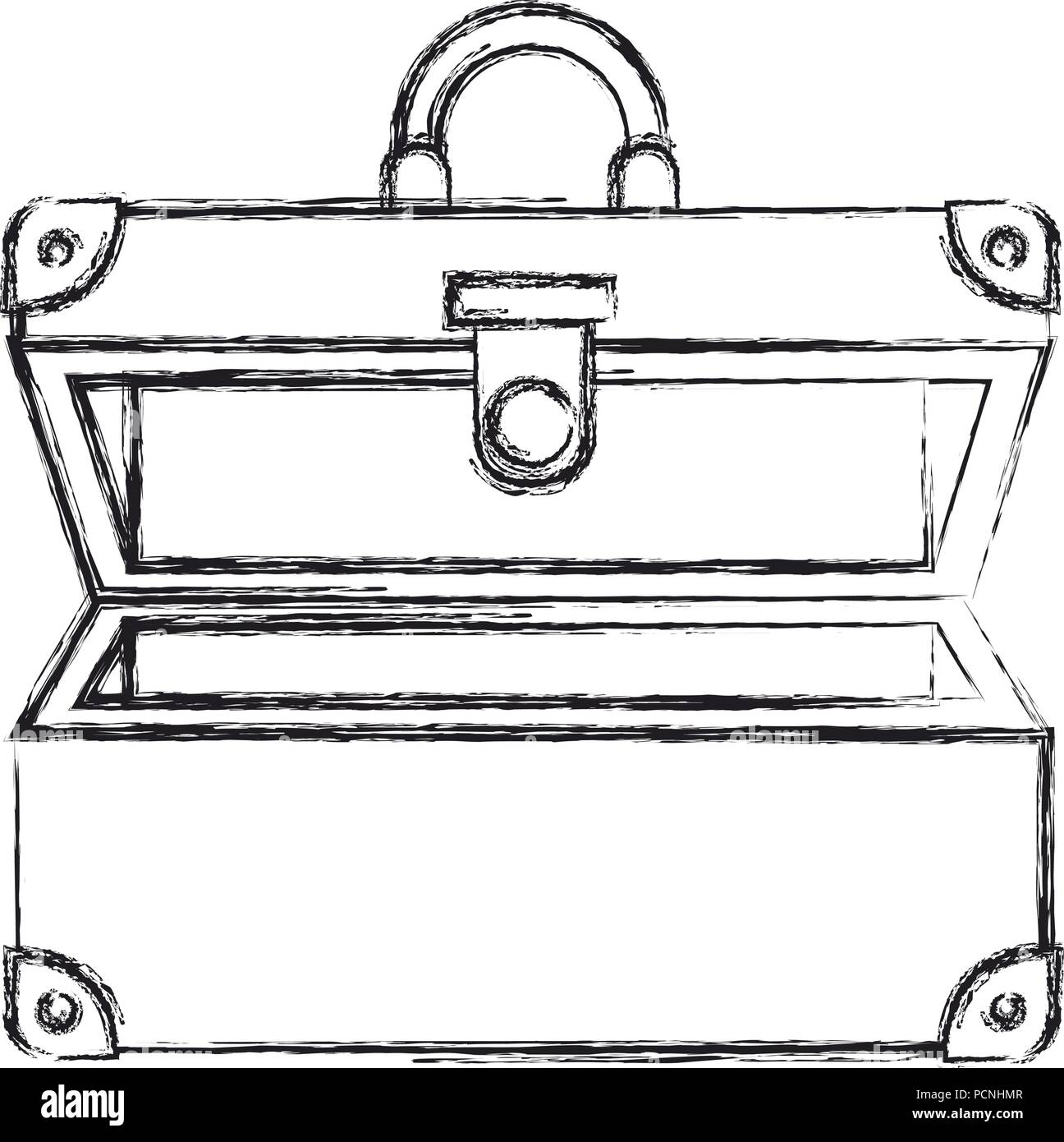 suitcase travel open isolated icon Stock Vector Image & Art - Alamy