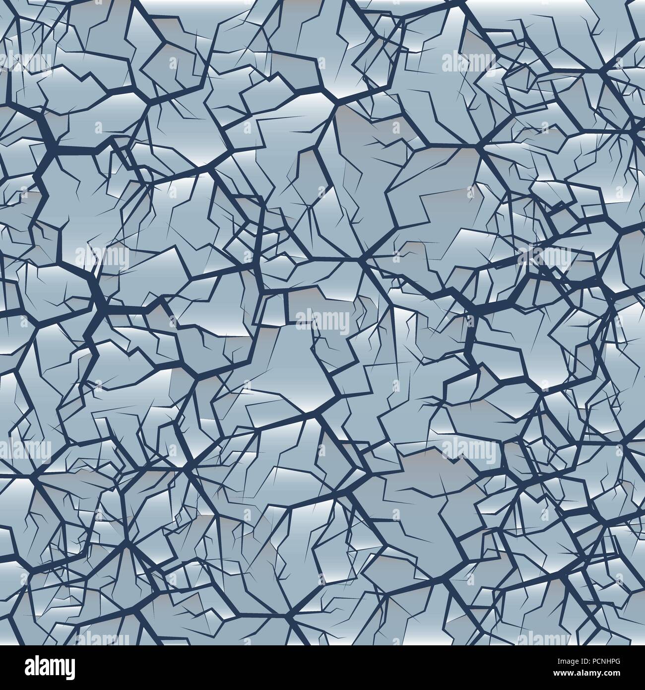 Cracked ice background. Winter frozen backdrop, Vector illustration ...