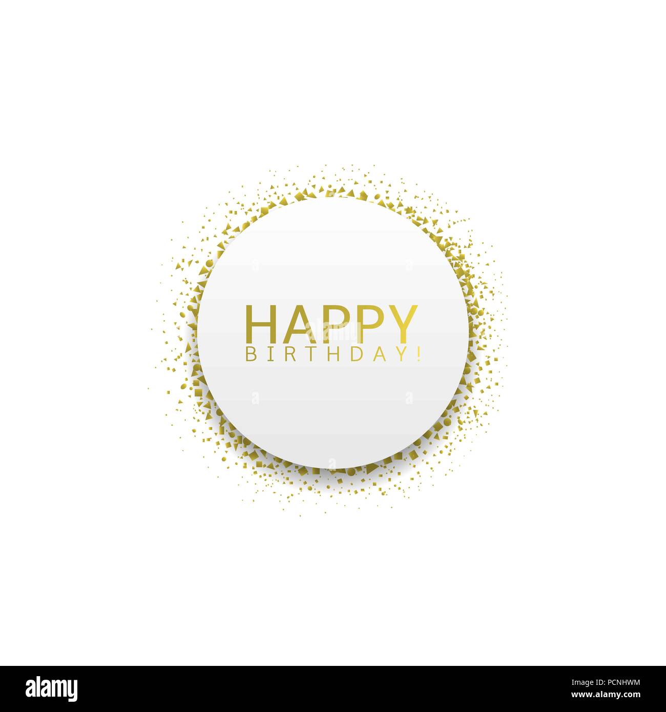 Gold glitter label Cut Out Stock Images & Pictures - Alamy