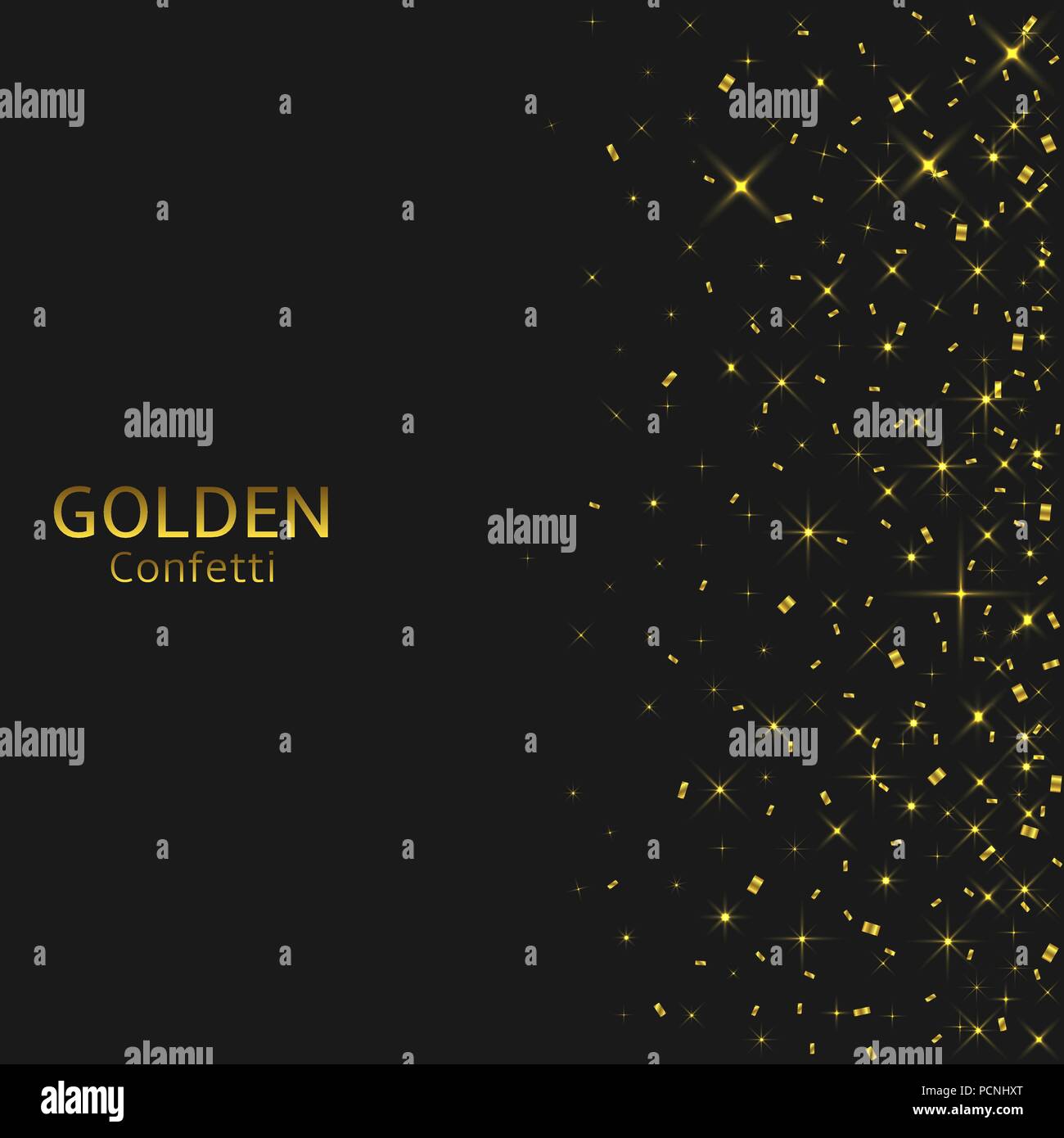 Confetti party isolated Stock Vector Images - Alamy