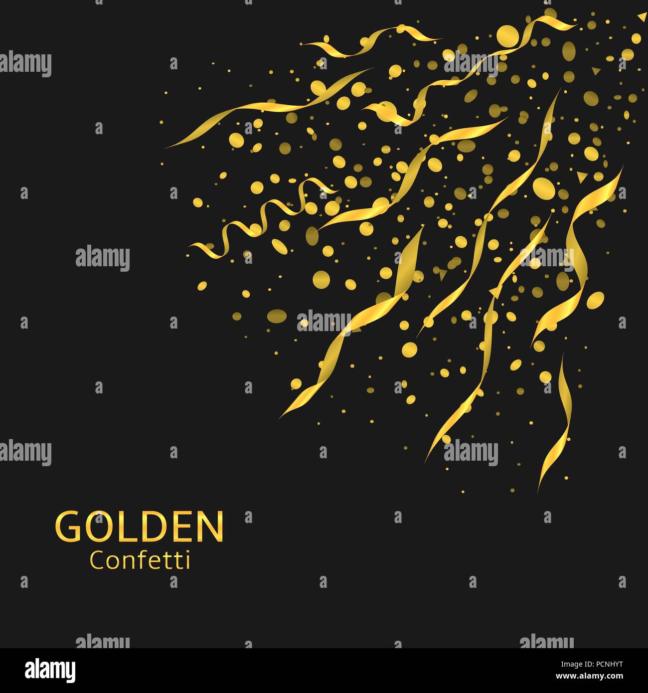 Confetti party isolated Stock Vector Images - Alamy