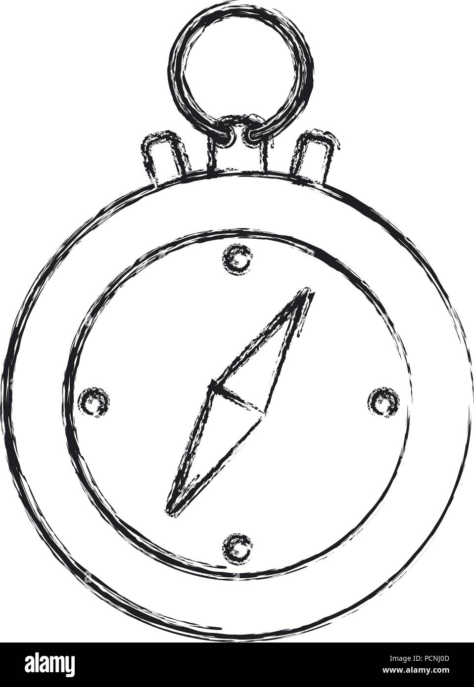 Traditional navigation compass east Stock Vector Images - Alamy