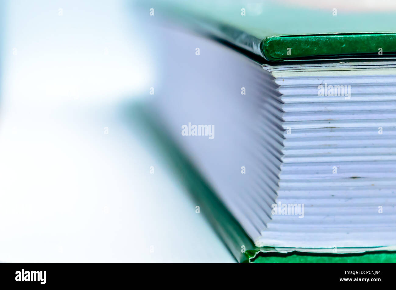 Side view of old book. Old book texture isolated on white background ...