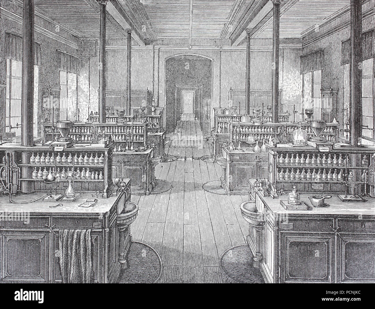 Historical chemical laboratory hi-res stock photography and images - Alamy