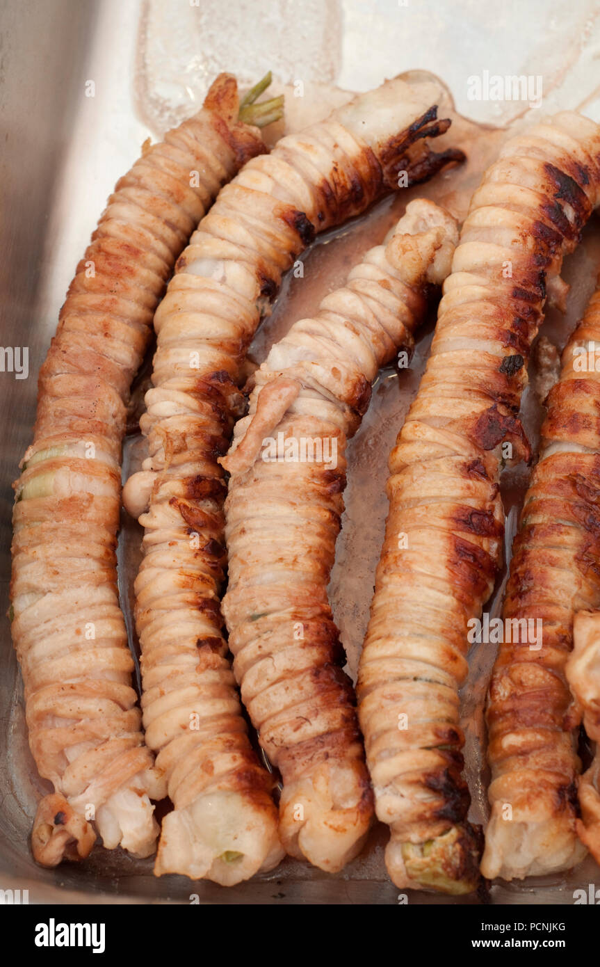 Italy, Sicily, Street Food, Stigghiole Stock Photo - Alamy