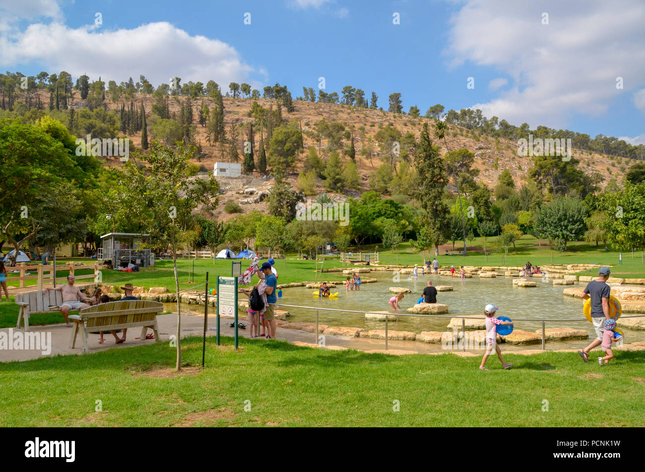 Israel, Jezreel Valley, Maayan Harod the Spring of Harod National Park ...
