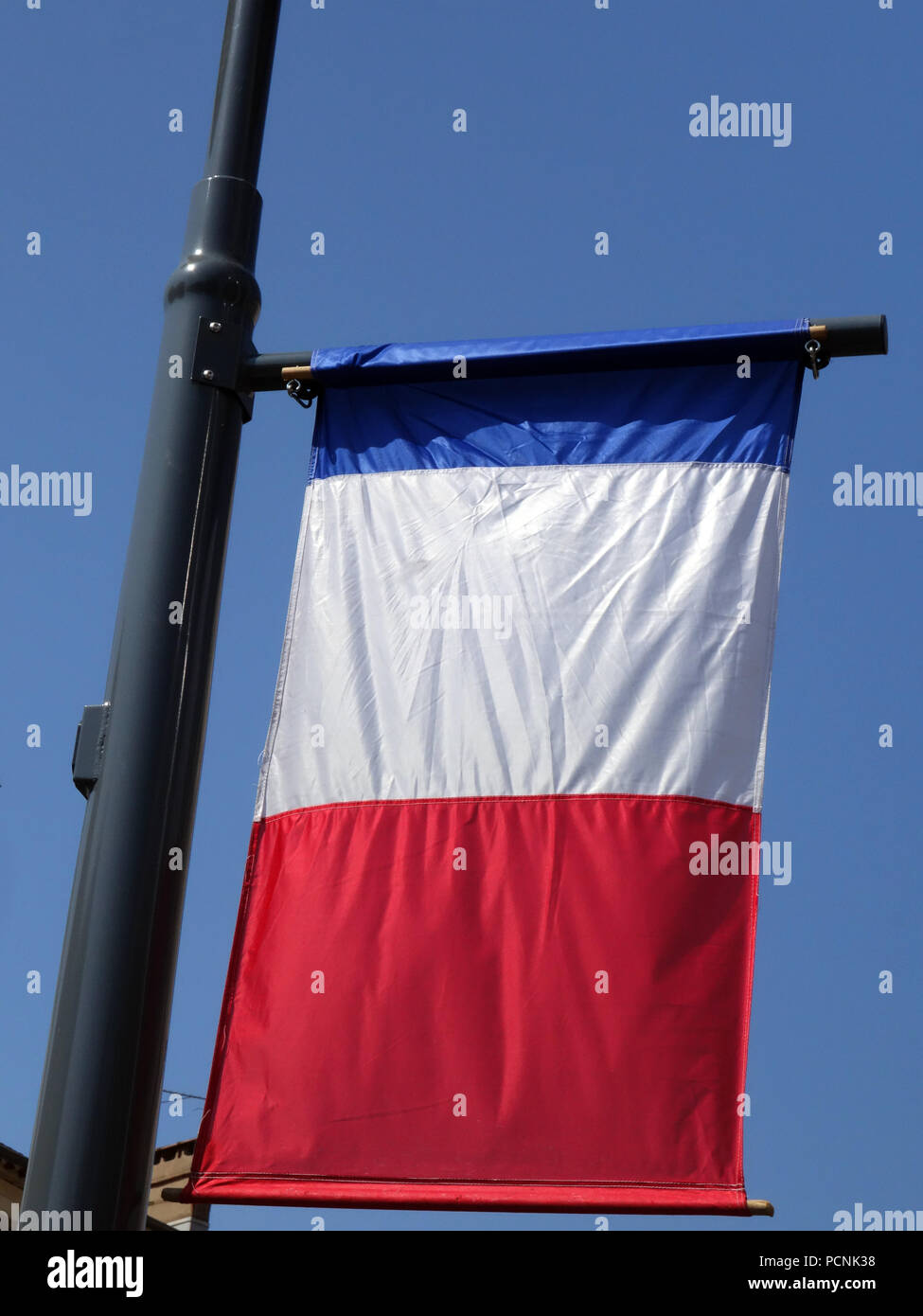 French flag hanging hi-res stock photography and images - Alamy