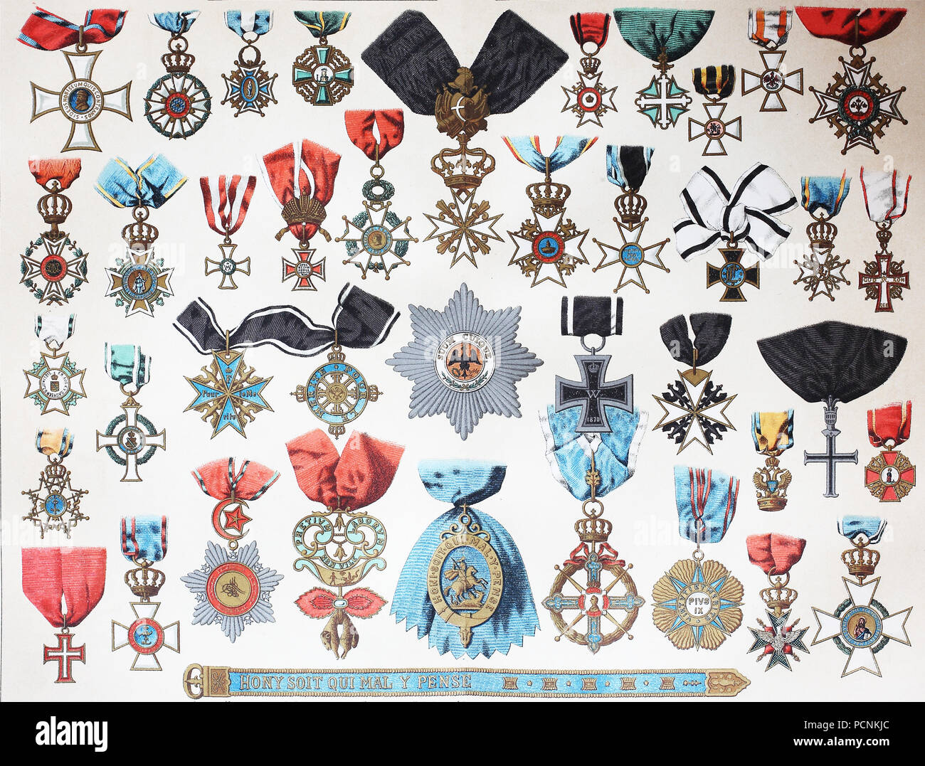 the most important orders and awards, State decoration, digital ...