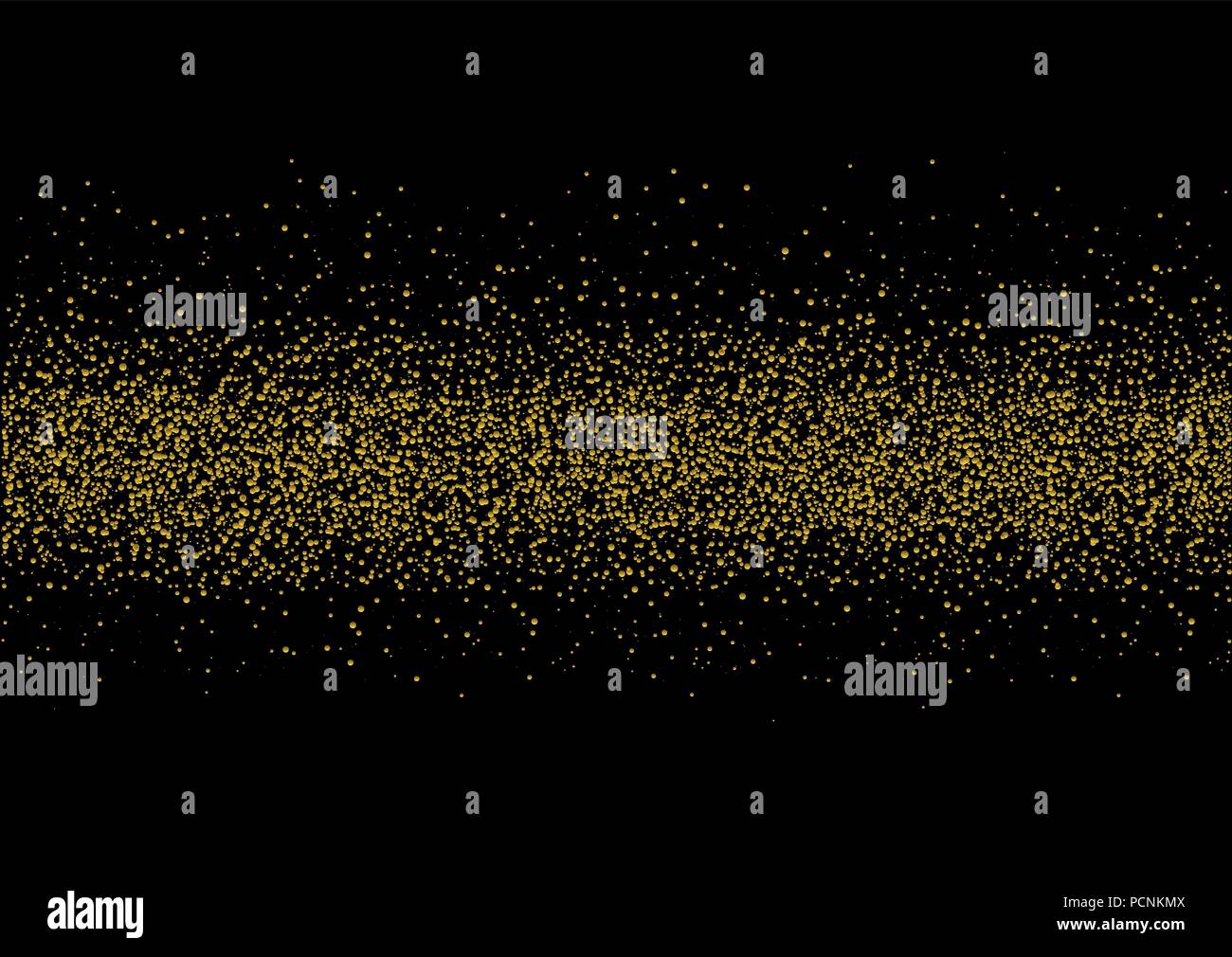 Golden confetti background, golden glitters stars. Festive holiday ...