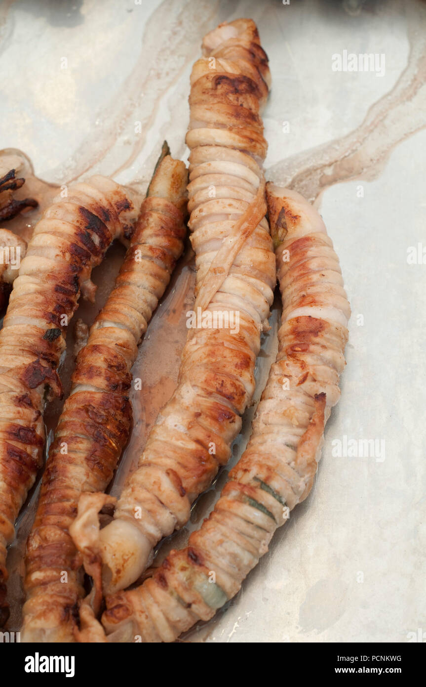 Italy, Sicily, Street Food, Stigghiole Stock Photo - Alamy