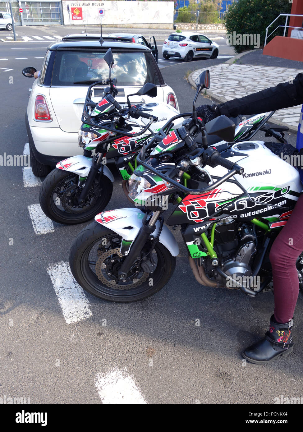 Motorcycle testing hi-res stock photography and images - Alamy