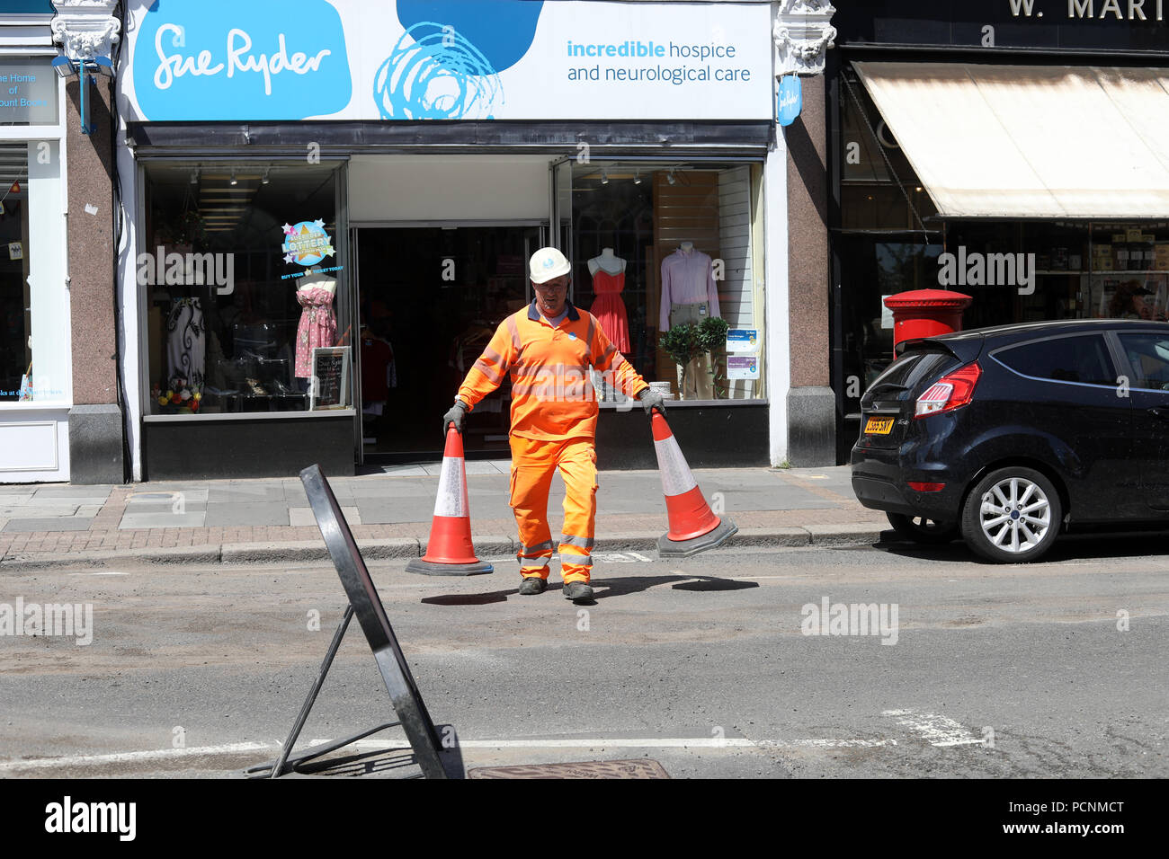 Resurfacing works hi-res stock photography and images - Alamy