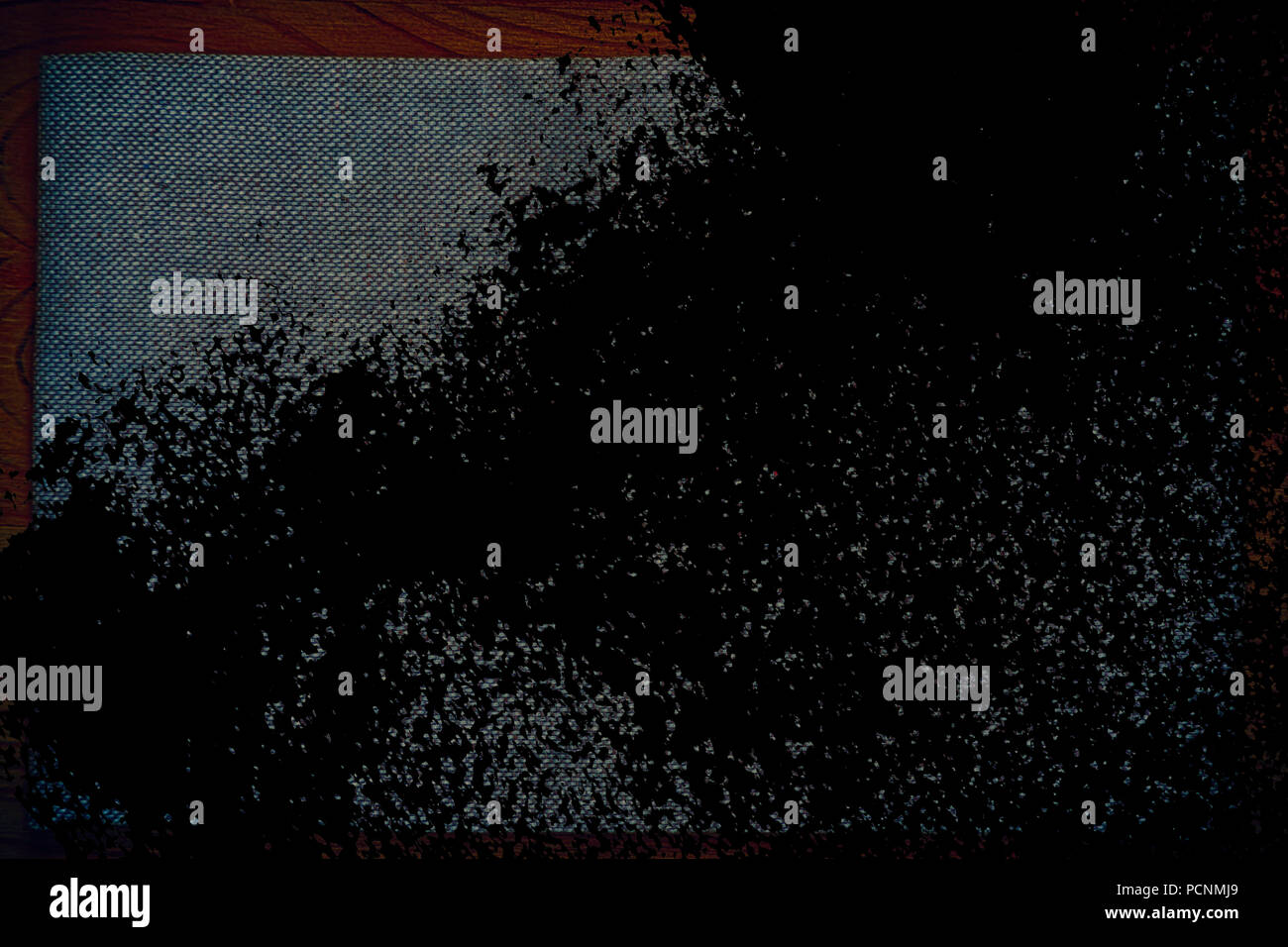 Linen fabric surface for mock-up or designer use, book cover sample ...