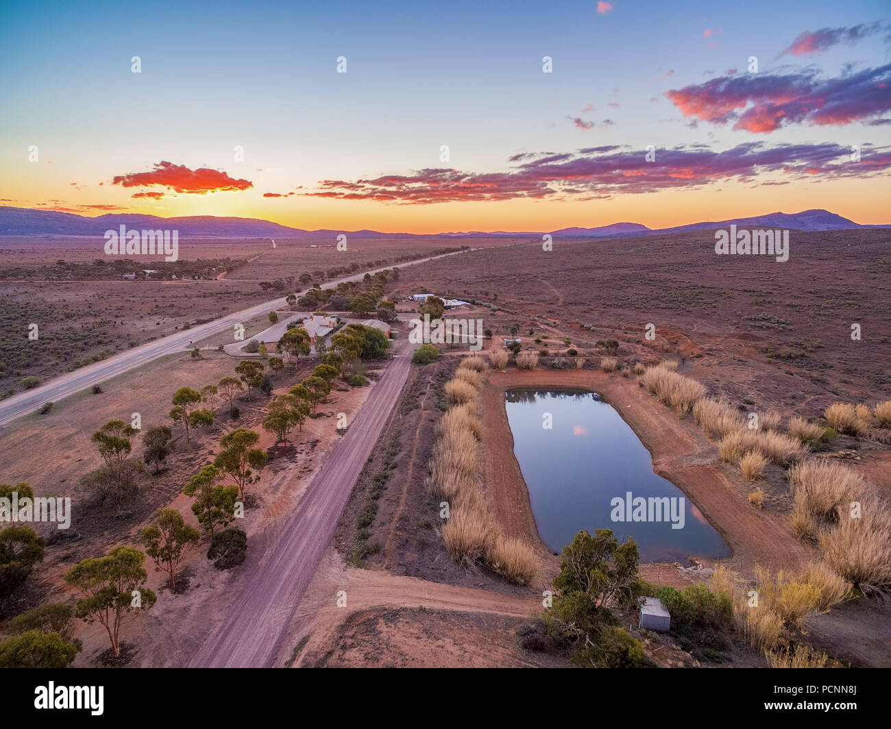 Flinders ranges sunset hi-res stock photography and images - Alamy