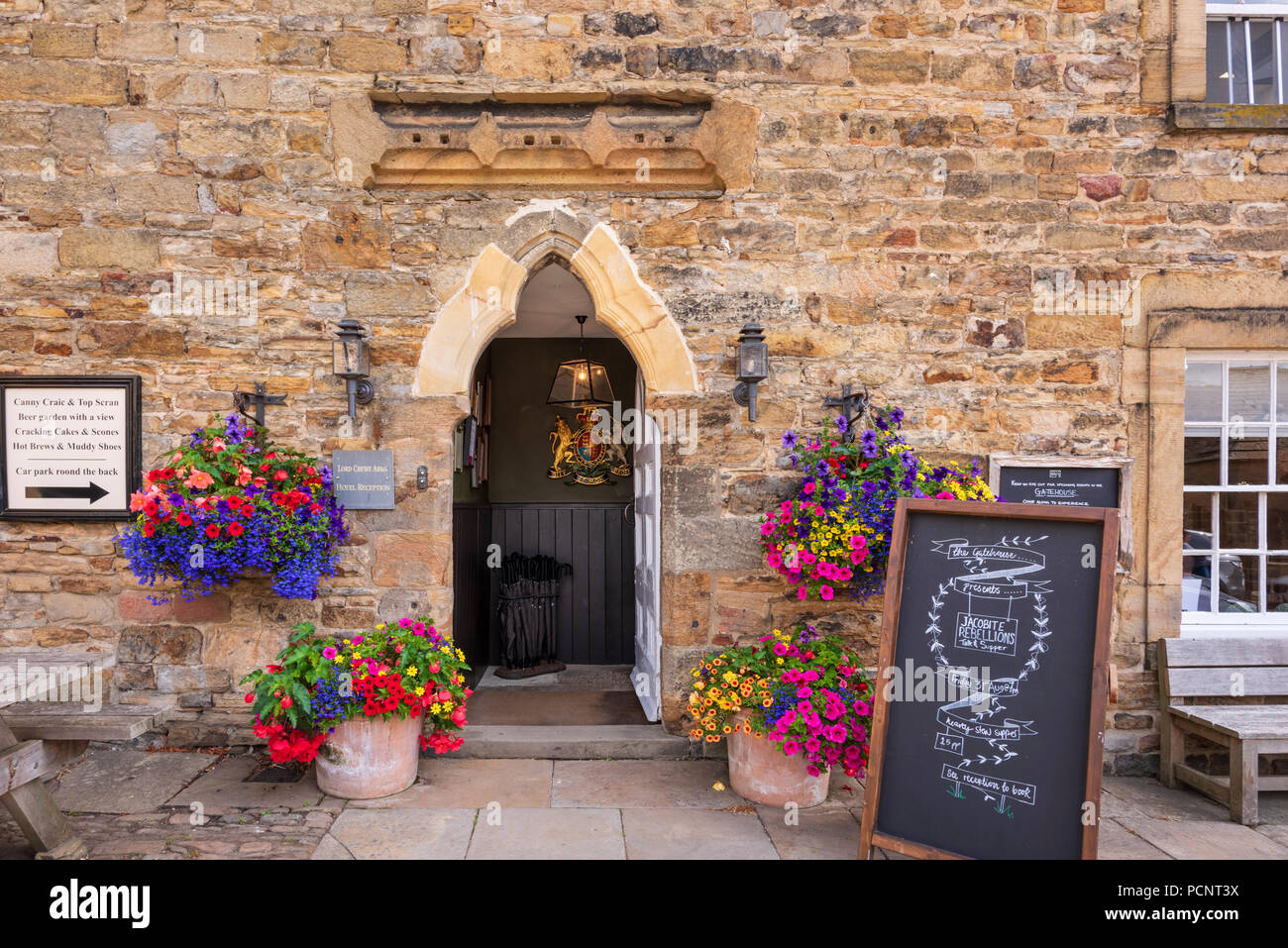 Lord Crewe Arms pub and hotel in Blanchland a picturesque and historic ...