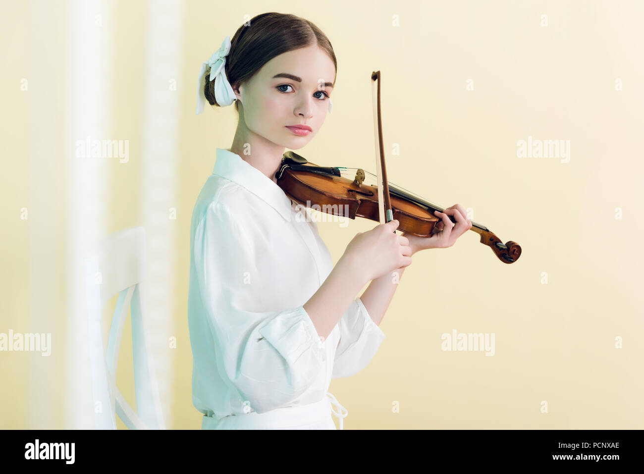 Teenager Playing Violin High Resolution Stock Photography and Images ...