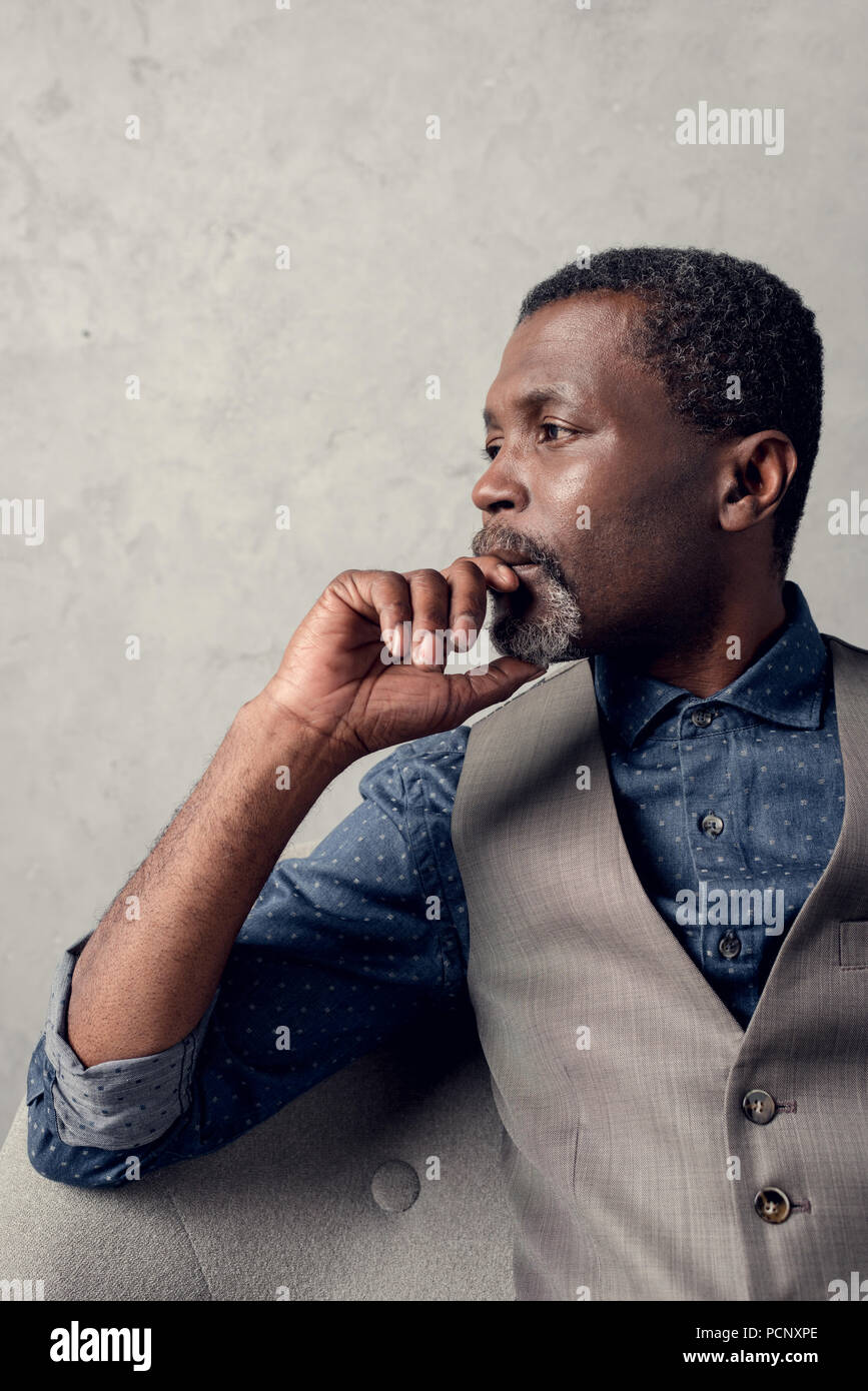 Portrait middle aged african american male hi-res stock photography and ...