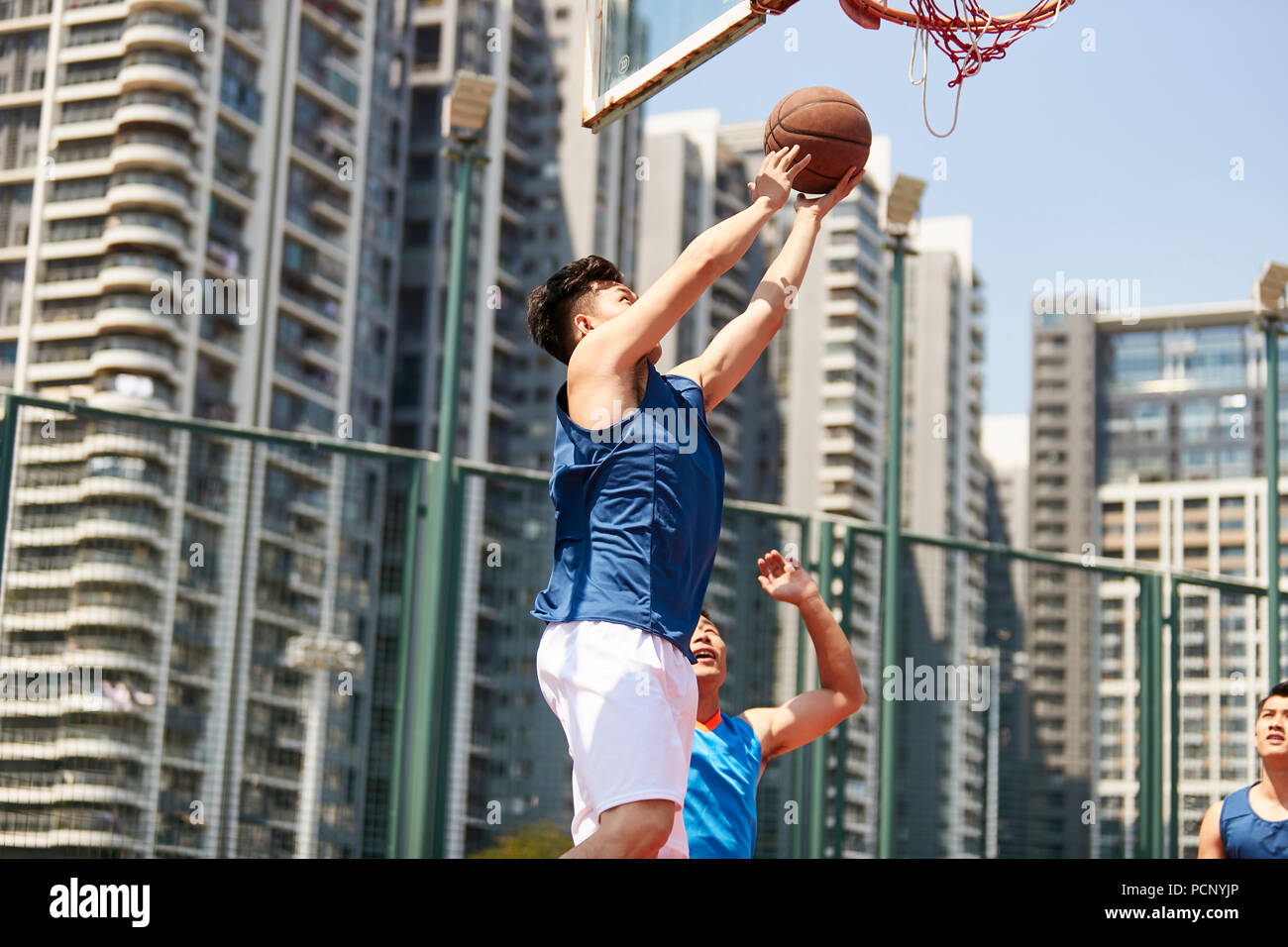 Making a layup hi-res stock photography and images - Alamy