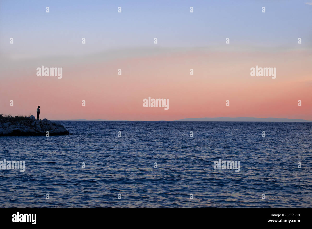 Croatian sunset hi-res stock photography and images - Alamy