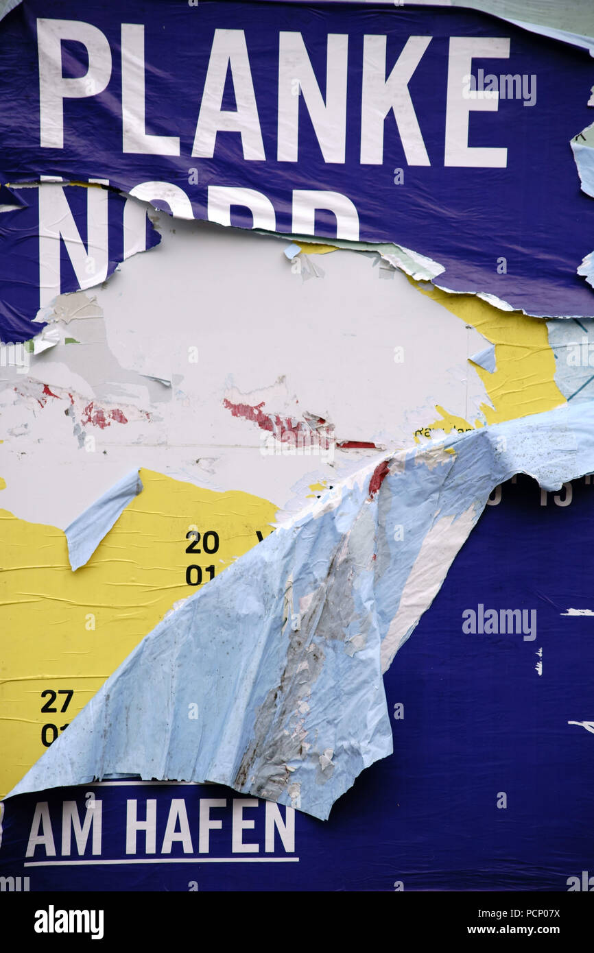 Torn up poster hi-res stock photography and images - Alamy