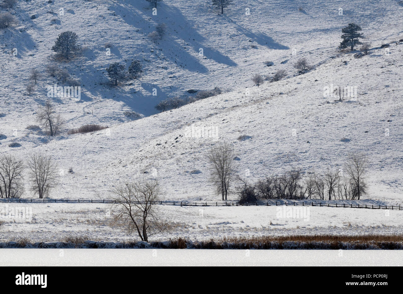 The rocky Mountain foothills start at the east border of Boulder ...