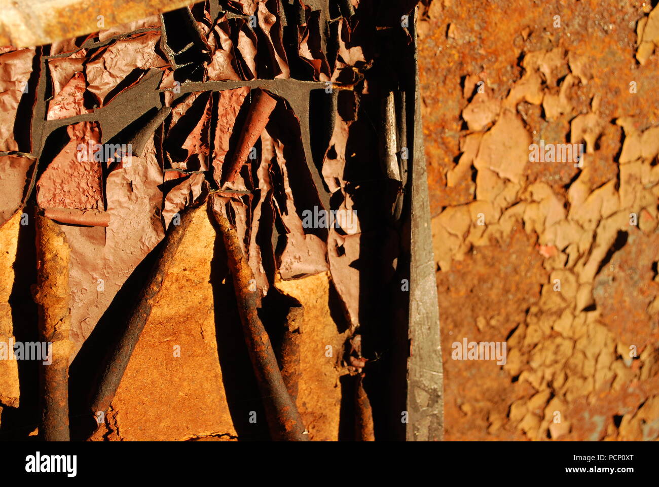 Rustic surface. Rust pattern. Old wall. Dusty rusty. Dirty surface ...