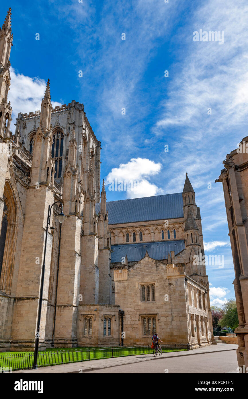 York Minster, the historic cathedral built in English gothic ...